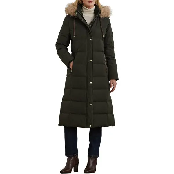 Ralph Lauren Heritage Down And Feather Puffer Coat - Litchfield